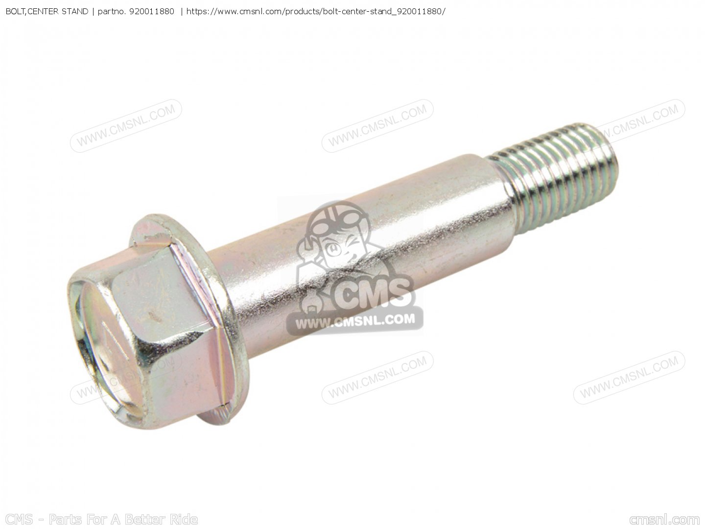 920011880: BOLT,CENTER STAND Kawasaki - buy the 92001-1880 at CMSNL