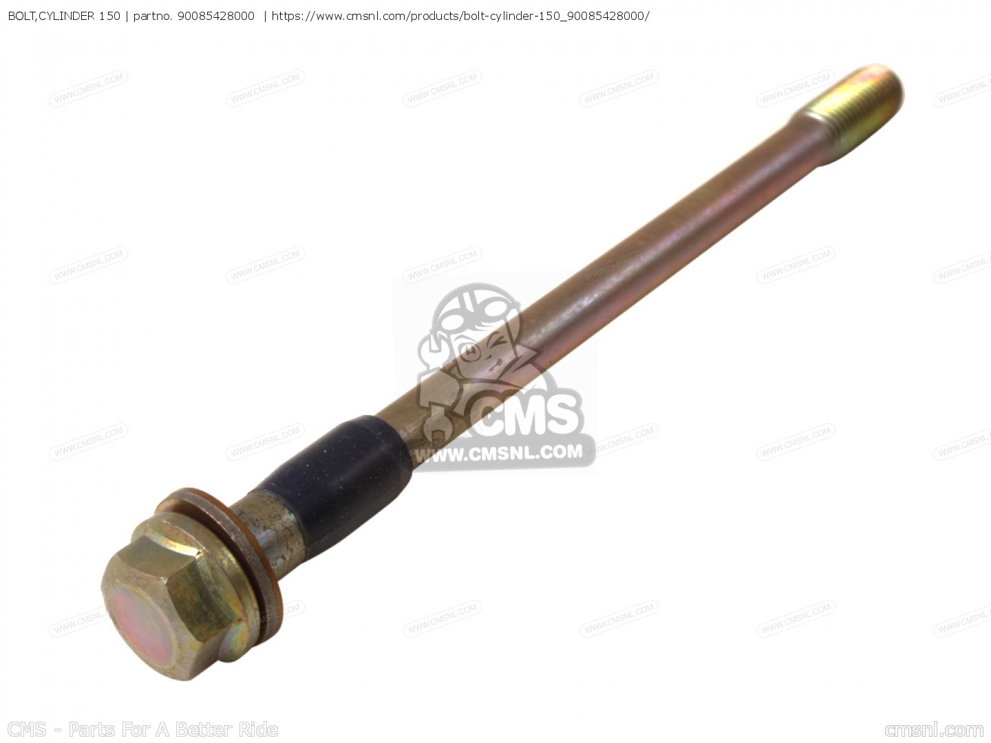 90085428000: BOLT,CYLINDER 150 Honda - buy the 90085-428-000 at CMSNL