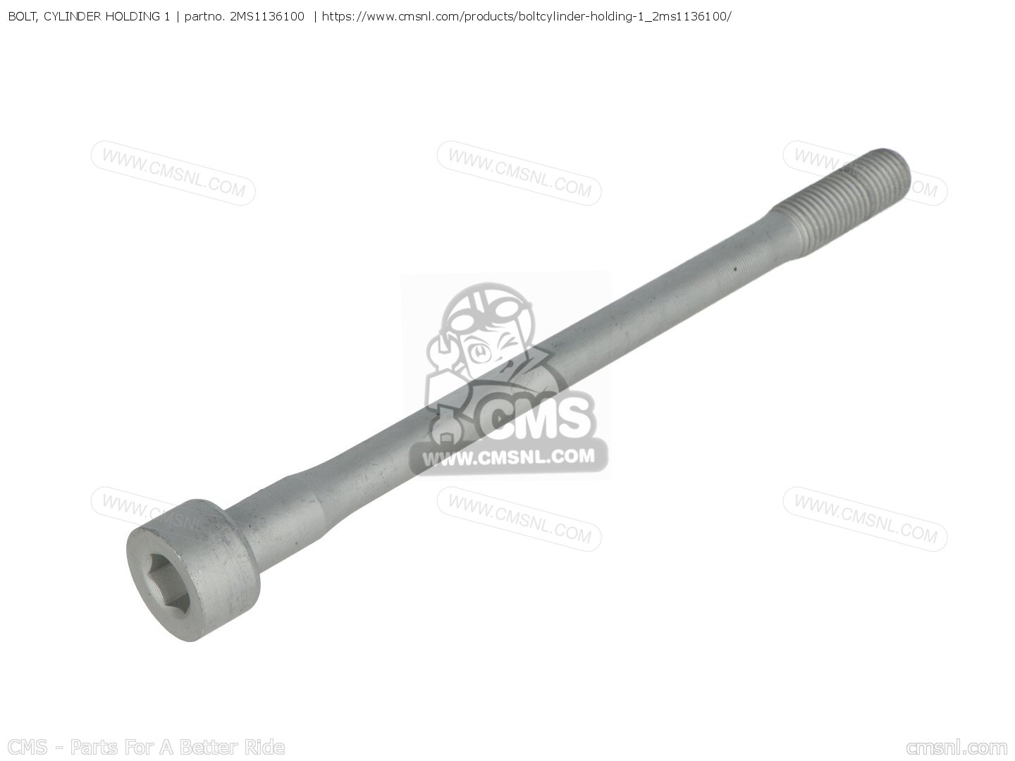 2MS1136100: Bolt, Cylinder Holding 1 Yamaha - buy the 2MS-11361-00 at CMSNL