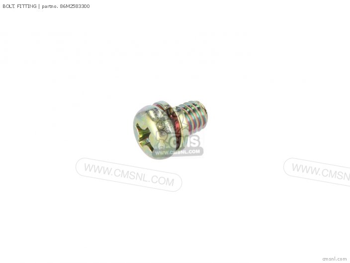 BOLT, FITTING for SR540N 1989 - order at CMSNL