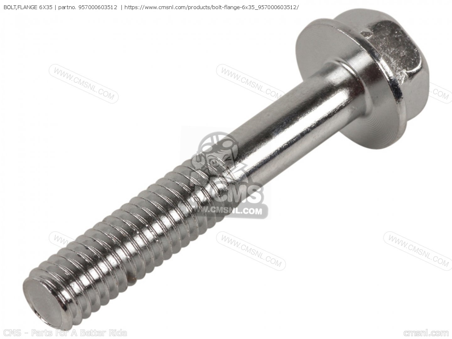 957000603512: Bolt,flange 6x35 Honda - buy the 95700-0603512 at CMSNL