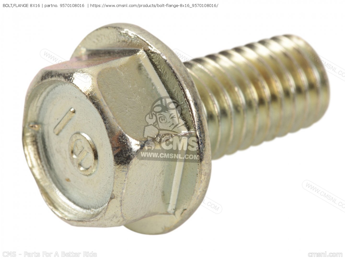 9570108016: Bolt,flange 8x16 Honda - buy the 95701-08016- at CMSNL