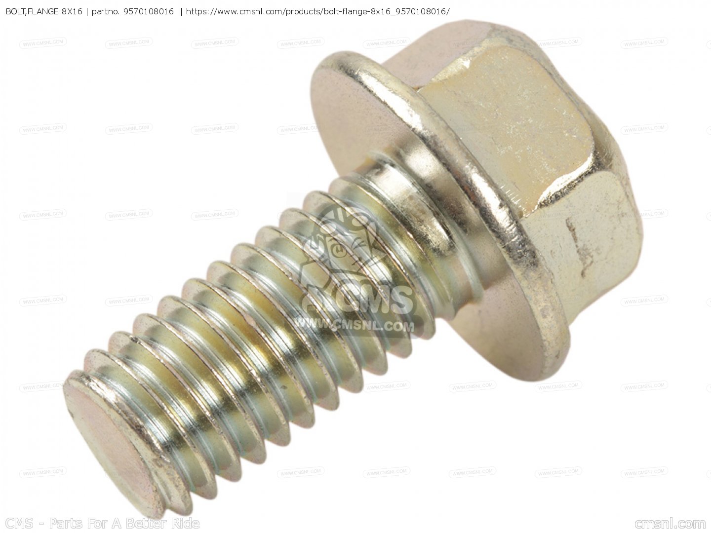9570108016: Bolt,flange 8x16 Honda - buy the 95701-08016- at CMSNL
