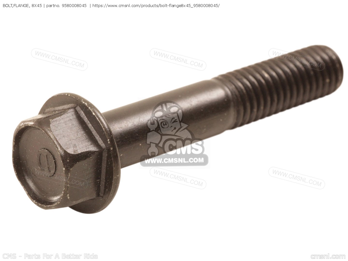 9580008045: Bolt,flange, 8x45 Honda - buy the 95800-08045 at CMSNL