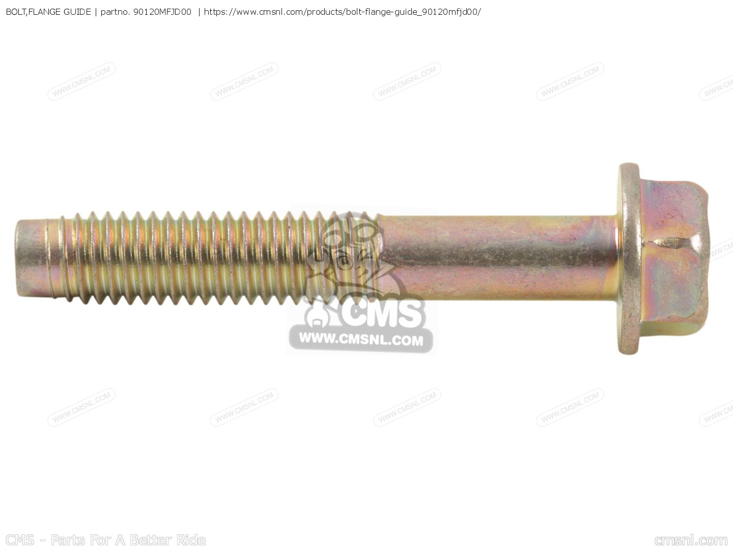 BOLT,FLANGE GUIDE for Honda - order at CMSNL