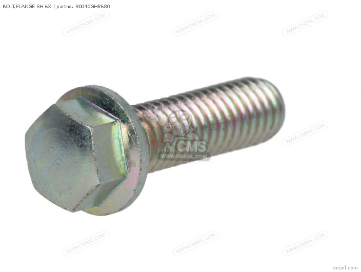 90040GHR680: BOLT,FLANGE SH 6X Honda - buy the 90040-GHR-680 at CMSNL