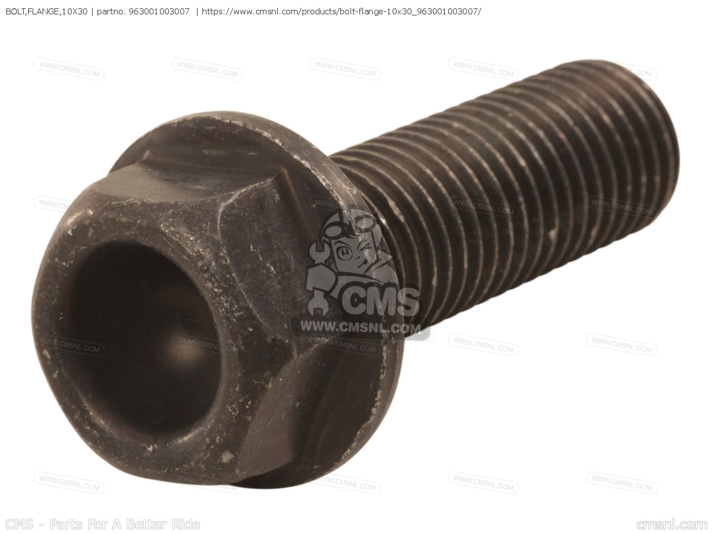 963001003007: Bolt,flange,10x30 Honda - buy the 96300-1003007 at CMSNL