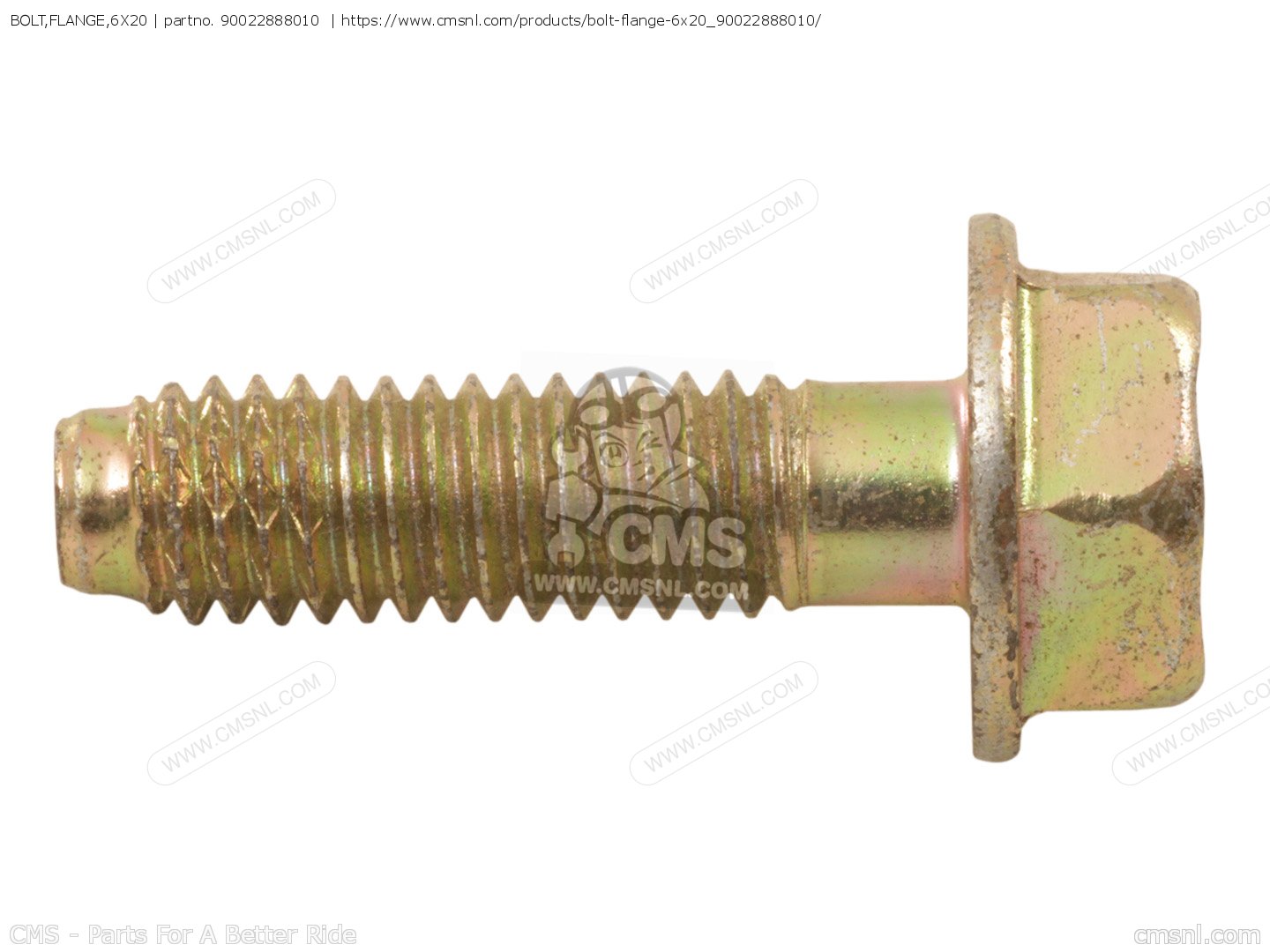 BOLT,FLANGE,6X20 for GXV160UH2\SFY1\14Z4P602 - order at CMSNL