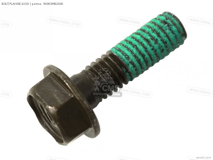 90003MB2000: BOLT,FLANGE,6X20 Honda - buy the 90003-MB2-000 at CMSNL