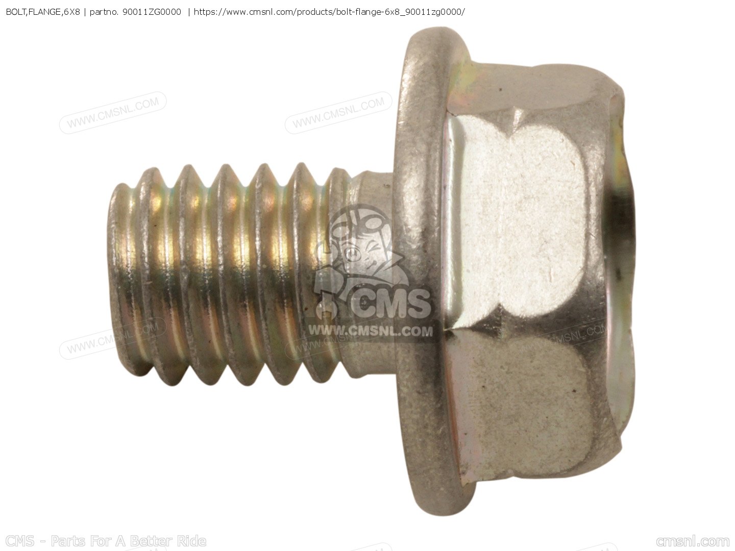 BOLT,FLANGE,6X8 for GD411\QXE4\14ZG30E2 - order at CMSNL