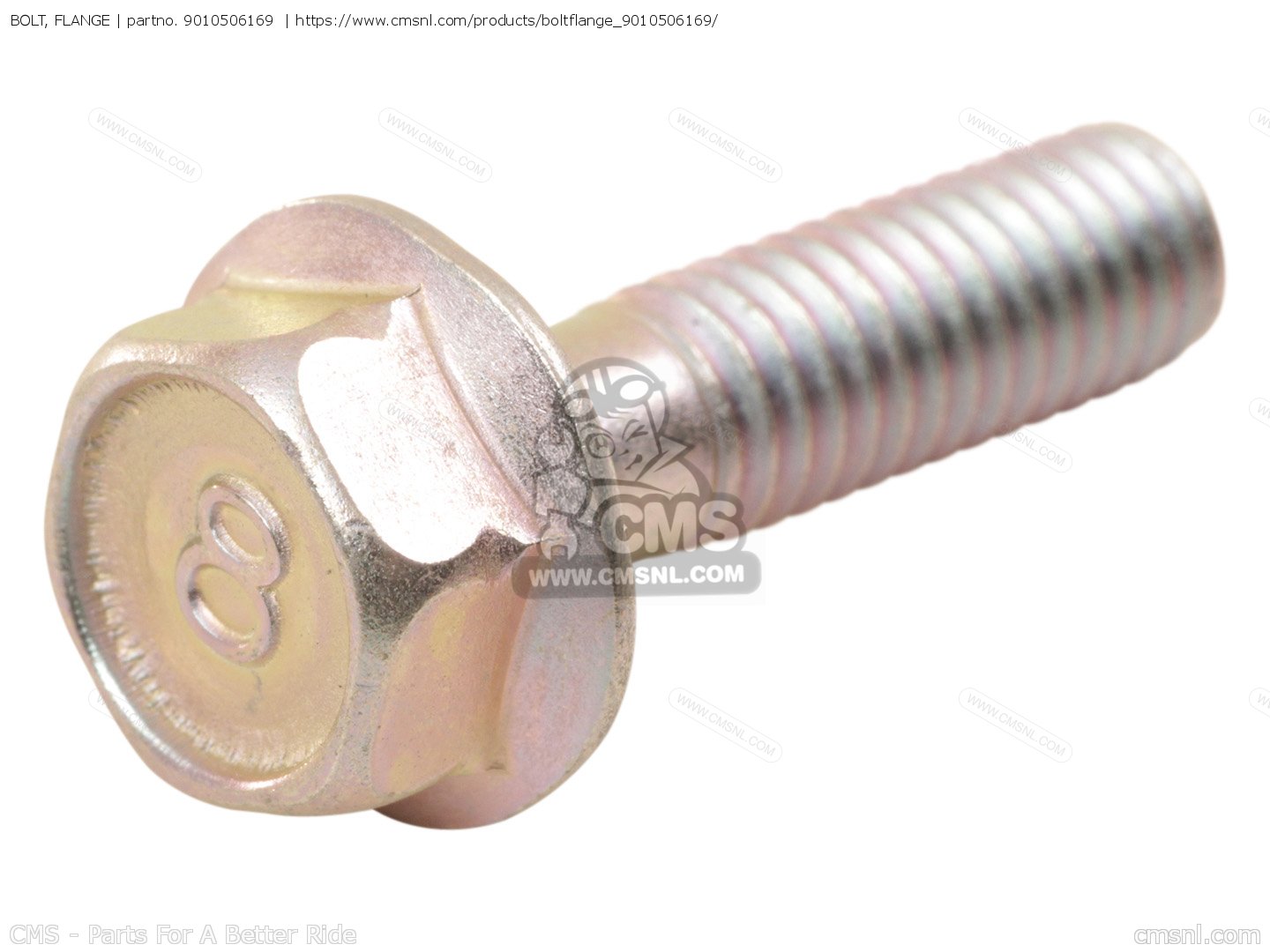 9010506169: Bolt, Flange Yamaha - buy the 90105-06169 at CMSNL