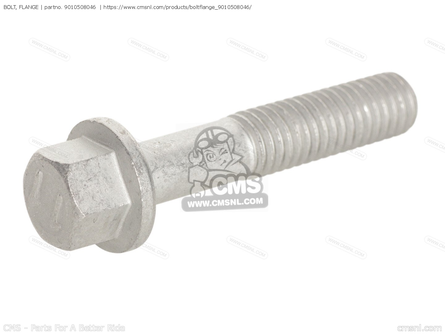 9010508046: Bolt, Flange Yamaha - buy the 90105-08046-00 at CMSNL