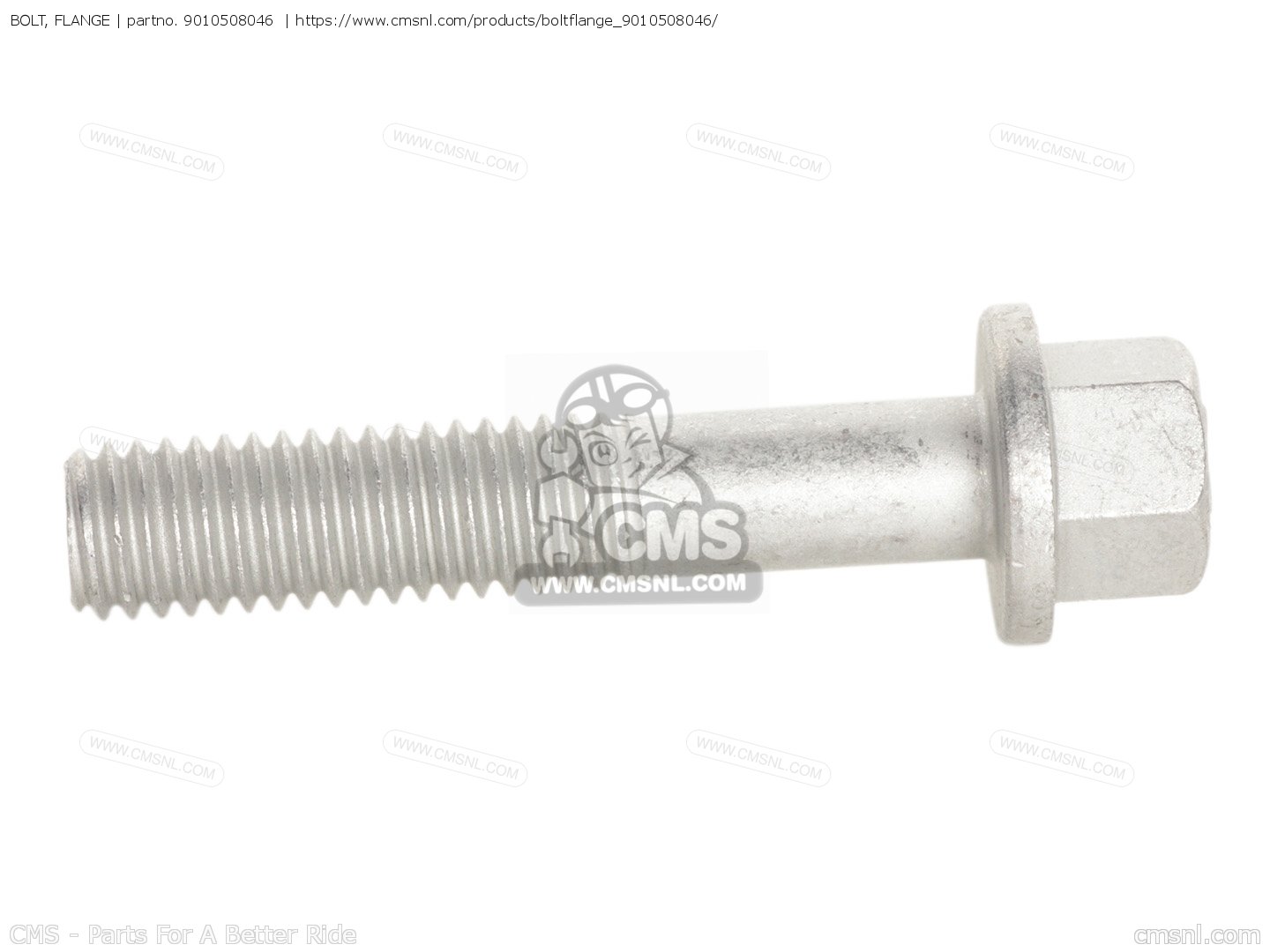 9010508046: Bolt, Flange Yamaha - buy the 90105-08046-00 at CMSNL