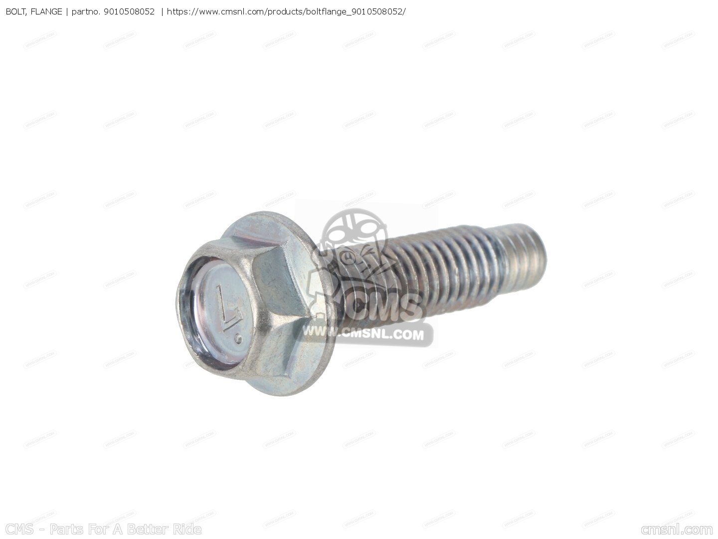 9010508052: Bolt, Flange Yamaha - buy the 90105-08052 at CMSNL
