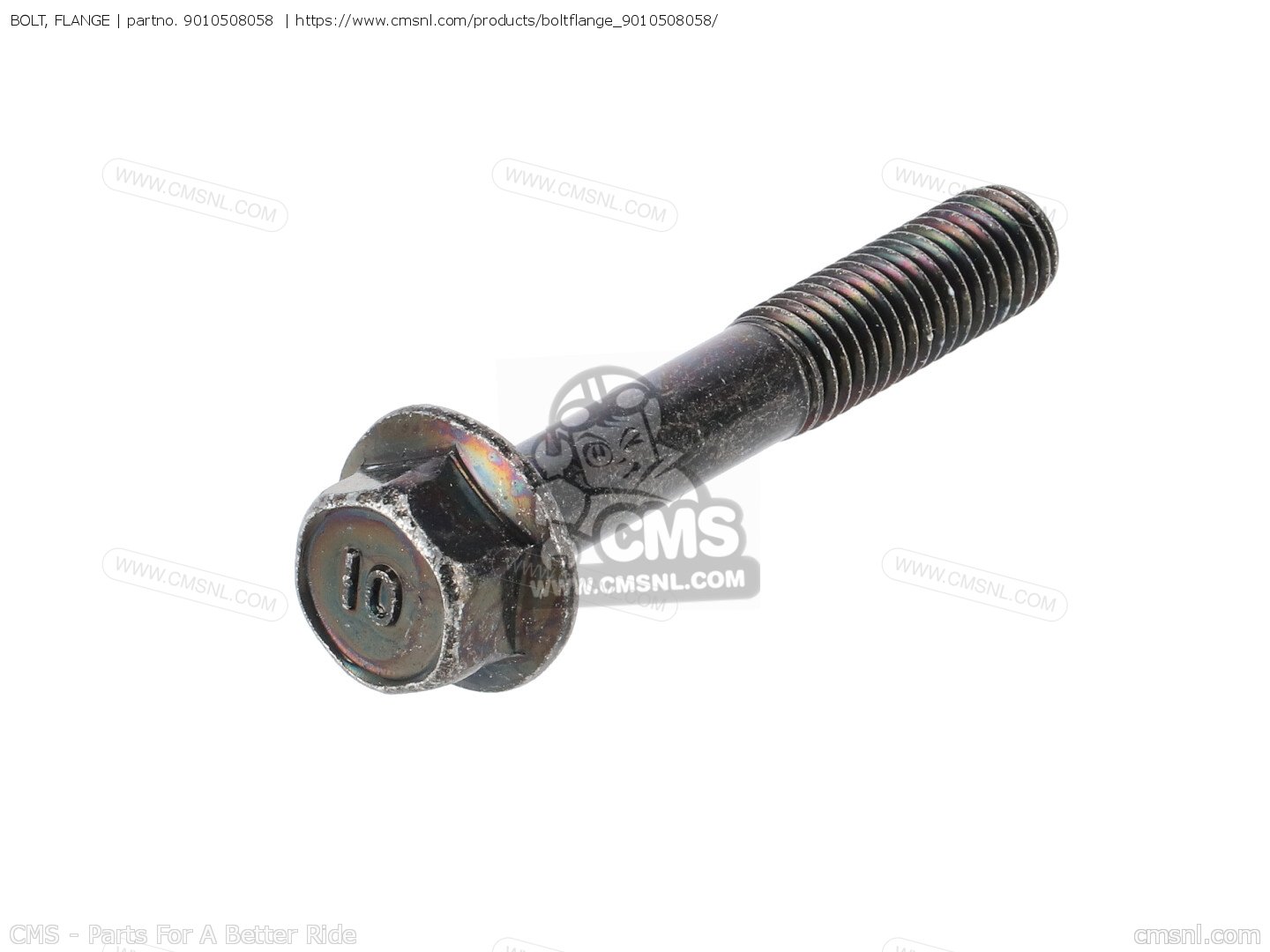 9010508058: Bolt, Flange Yamaha - buy the 90105-08058-00 at CMSNL