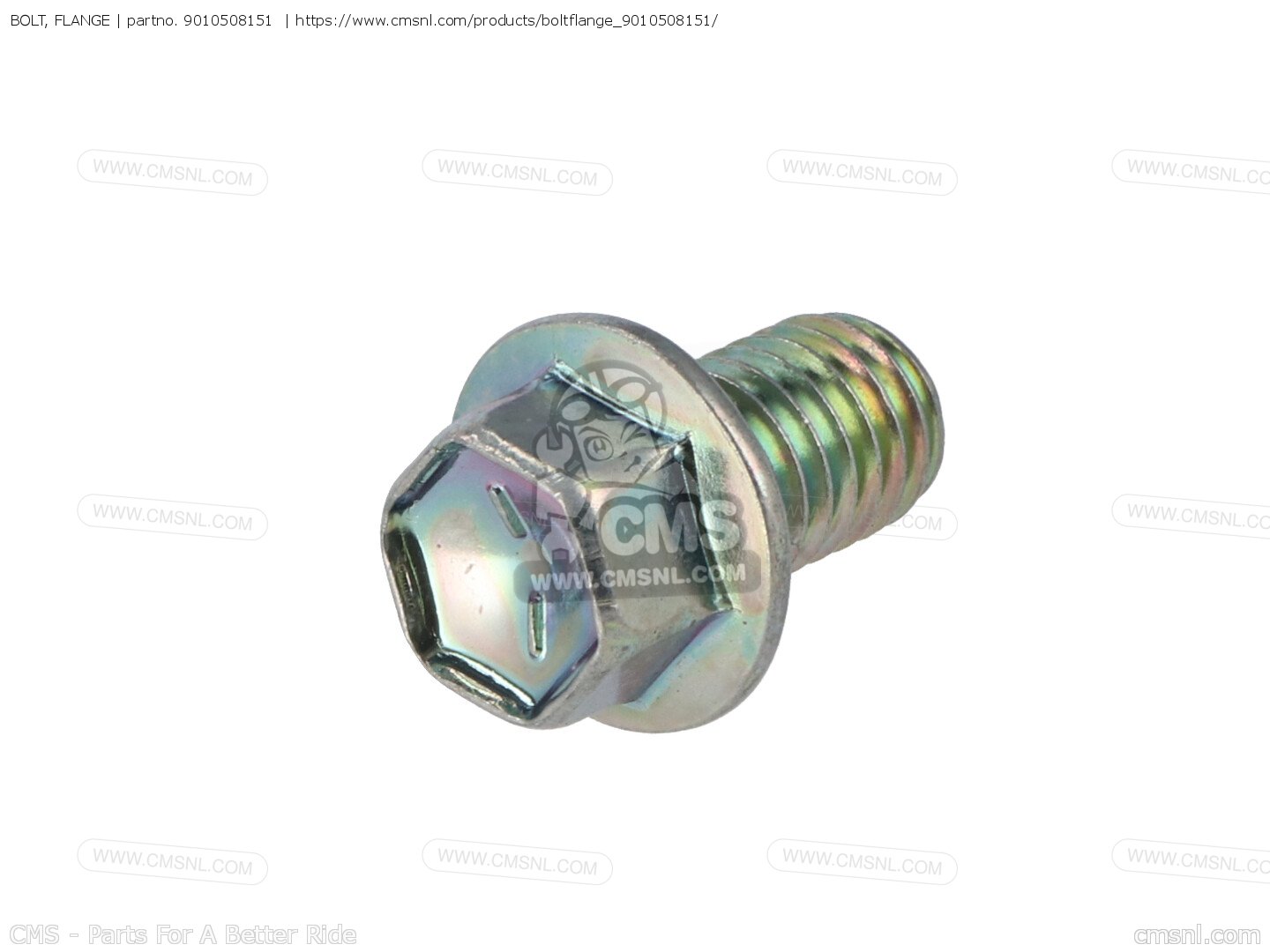 9010508151: Bolt, Flange Yamaha - buy the 90105-08151 at CMSNL