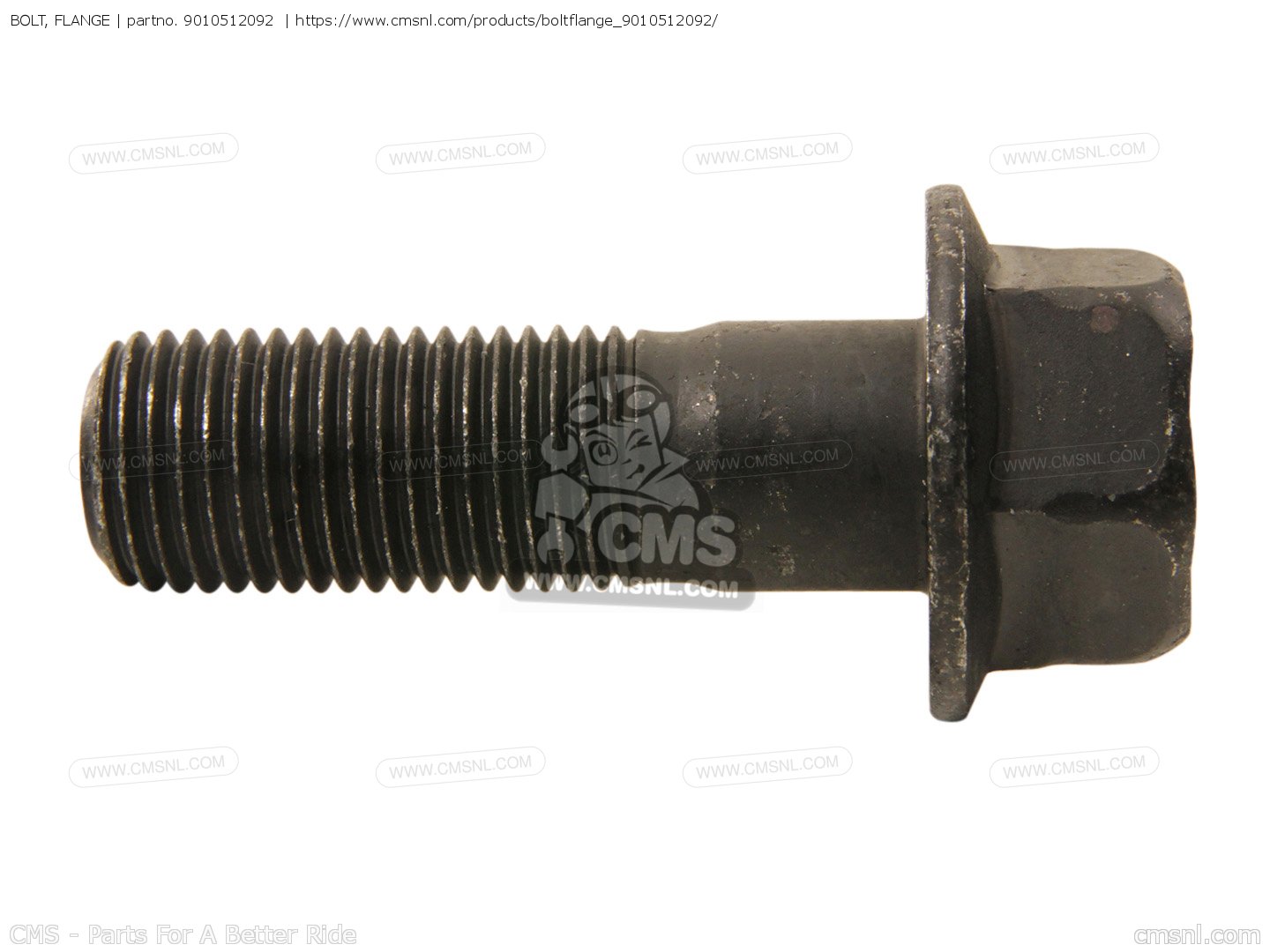 90105-12092-00 Bolt, Flange, 9010512092 Yamaha - MTT690-A, MTM690-U, MTM690