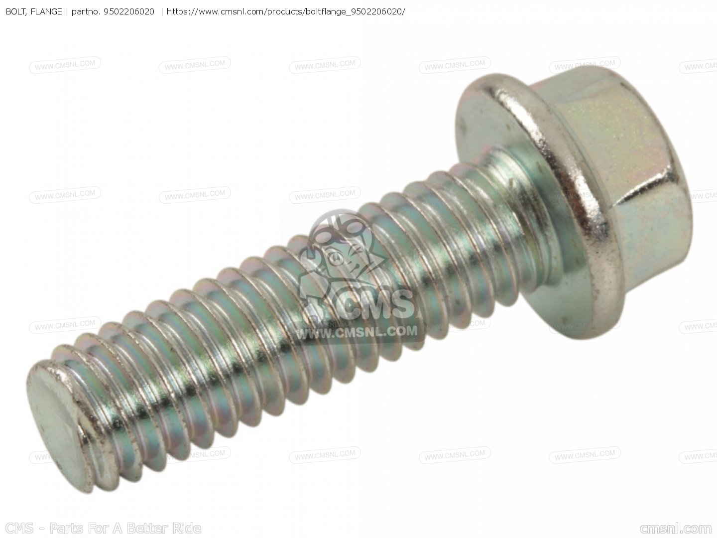 9502206020: Bolt, Flange Yamaha - buy the 95022-06020 at CMSNL