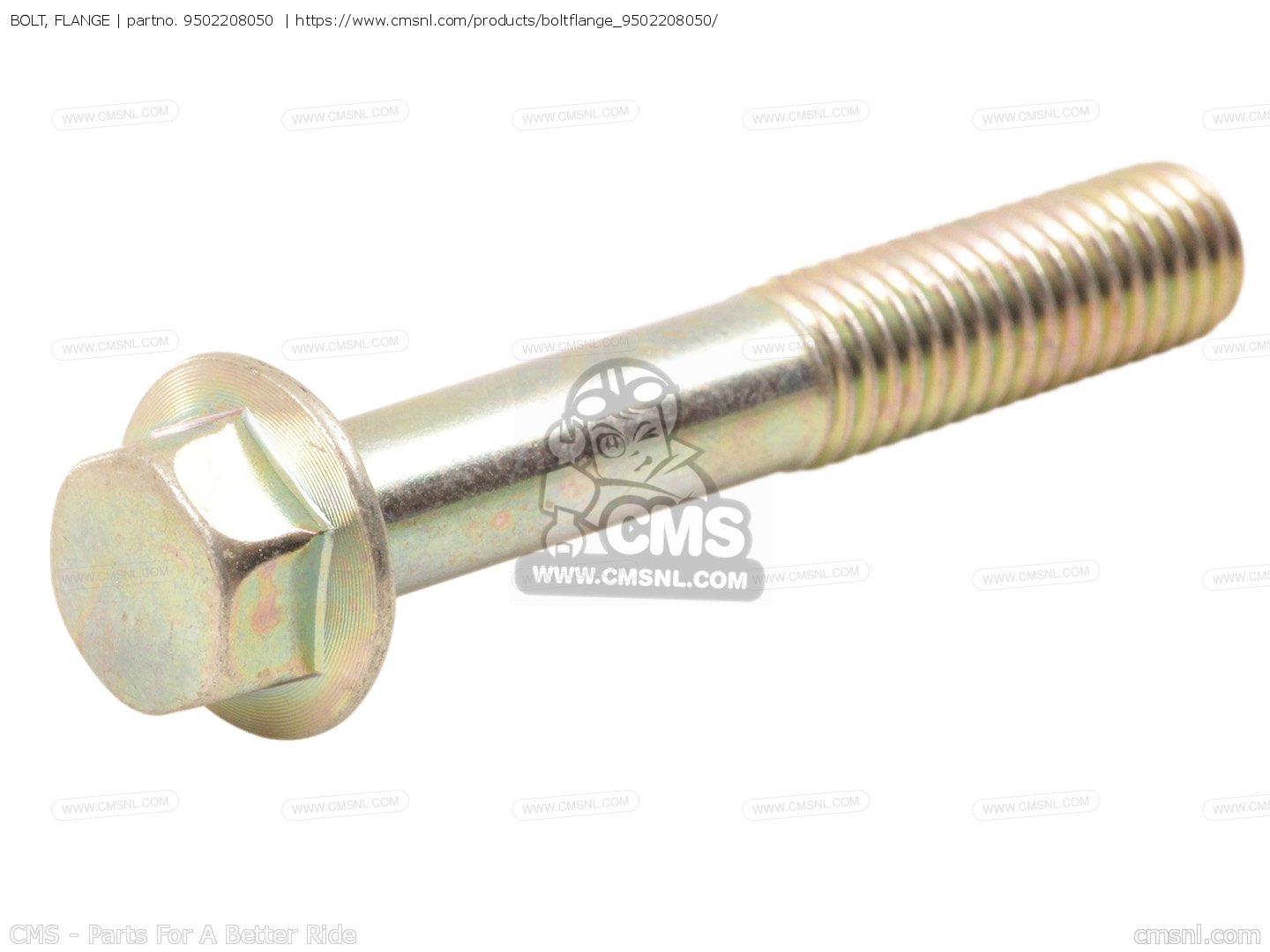 9502208050: Bolt, Flange Yamaha - buy the 95022-08050 at CMSNL