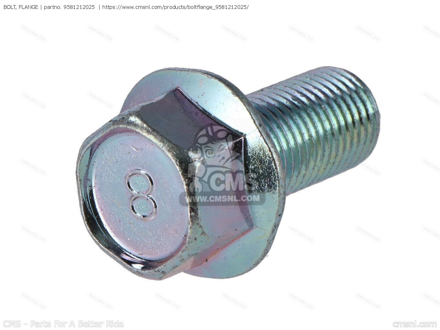 9581212025: Bolt, Flange Yamaha - buy the 95812-12025 at CMSNL