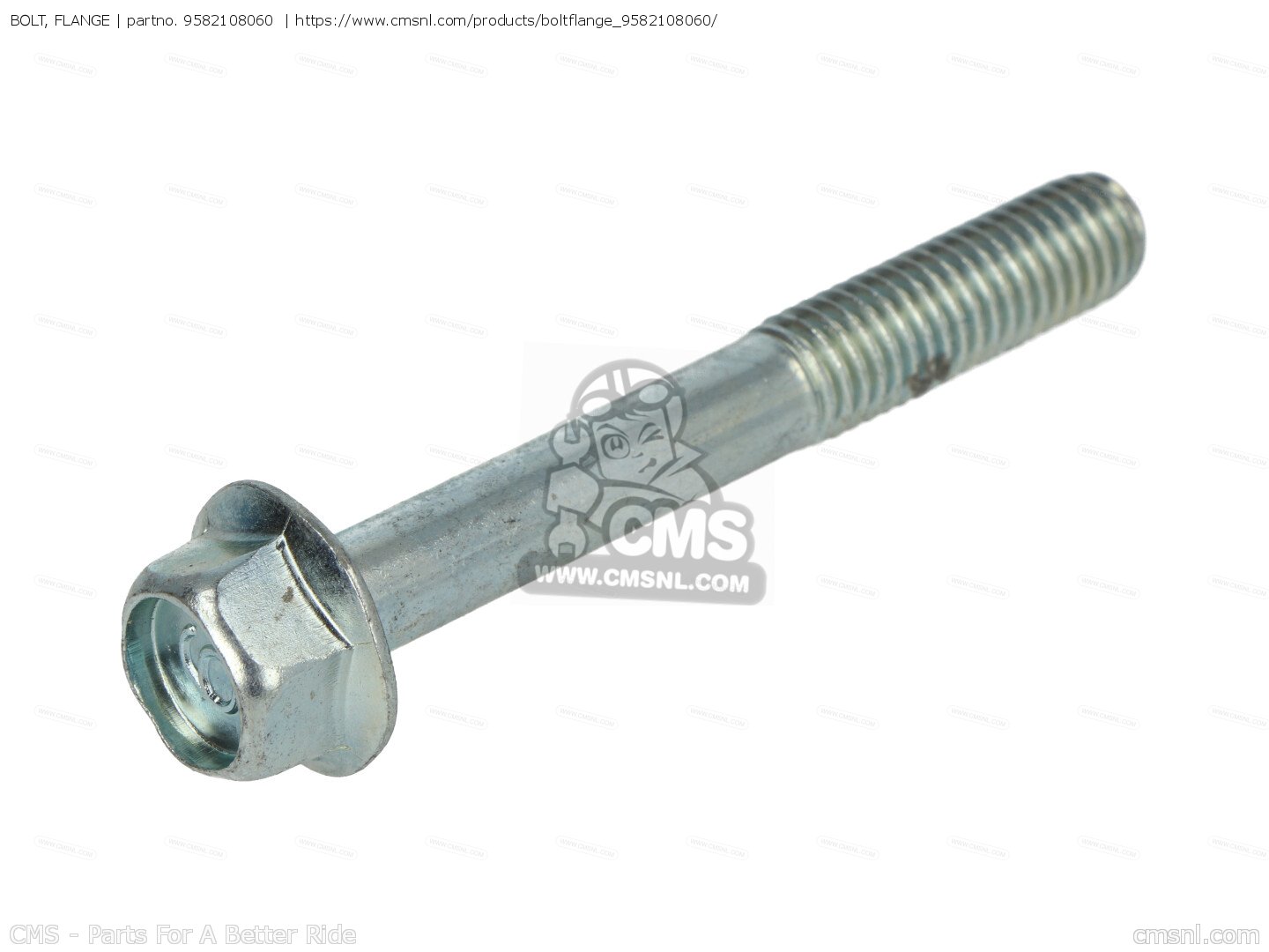 9582108060: Bolt, Flange Yamaha - buy the 95821-08060 at CMSNL