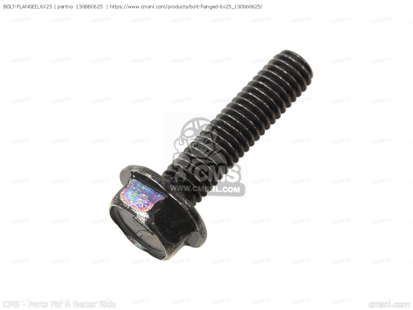 130BB0625: BOLT-FLANGED,6X25 Kawasaki - buy the 130BB0625 at CMSNL