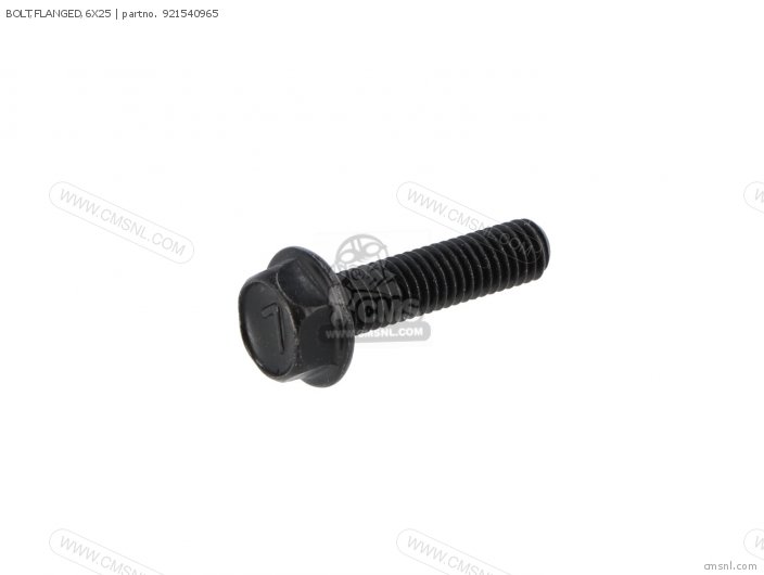 921540965: BOLT,FLANGED,6X25 Kawasaki - buy the 92154-0965 at CMSNL