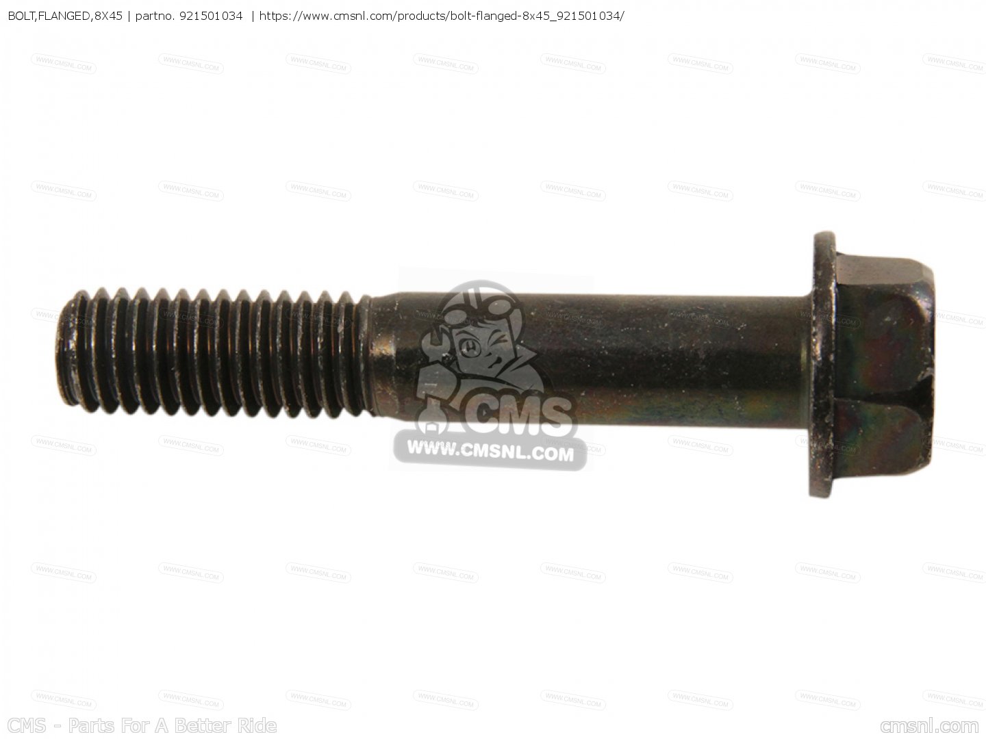 BOLT,FLANGED,8X45 for KX80-T1 1991 USA - order at CMSNL