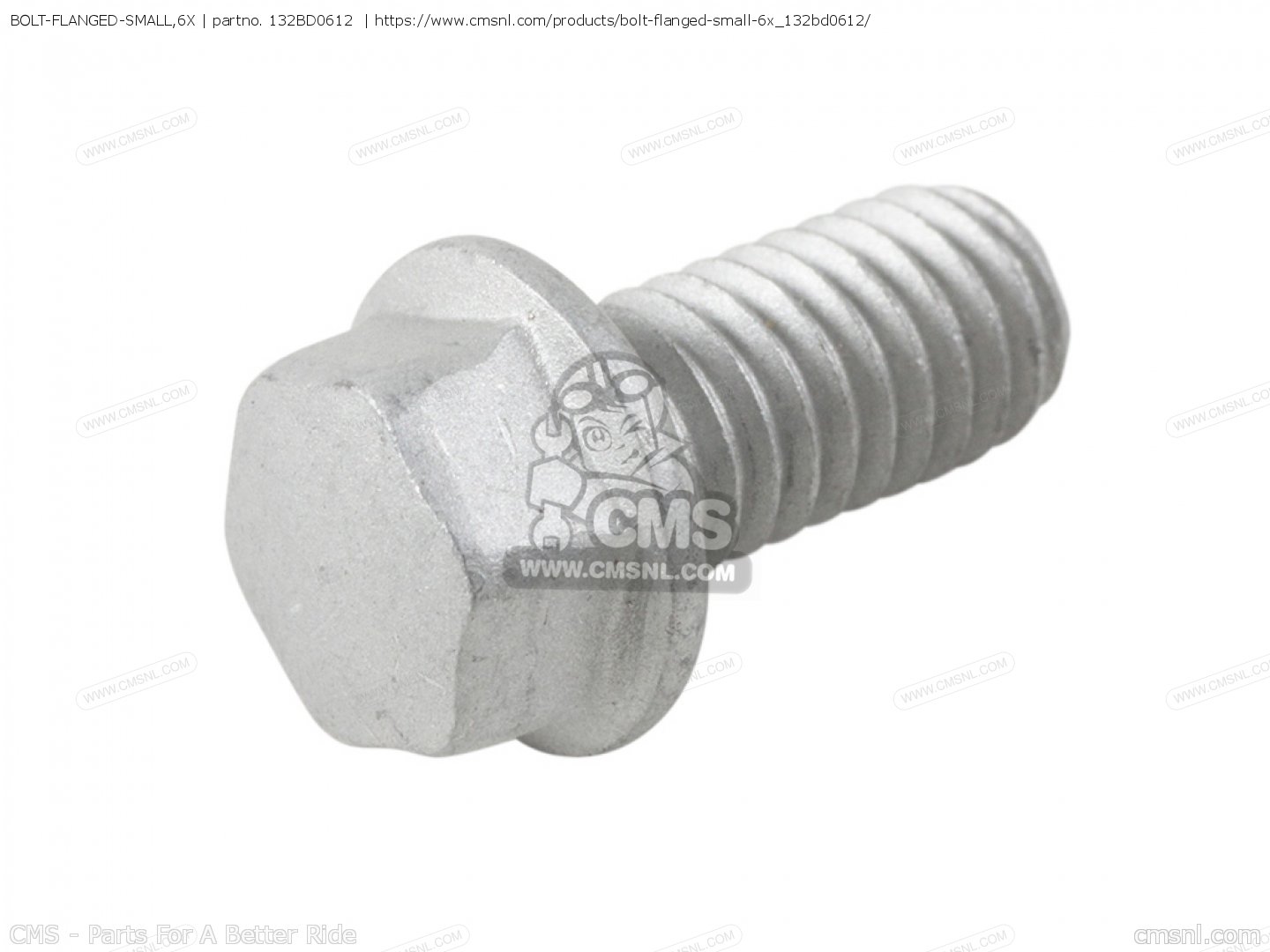 BOLT-FLANGED-SMALL,6X for Kawasaki - order at CMSNL