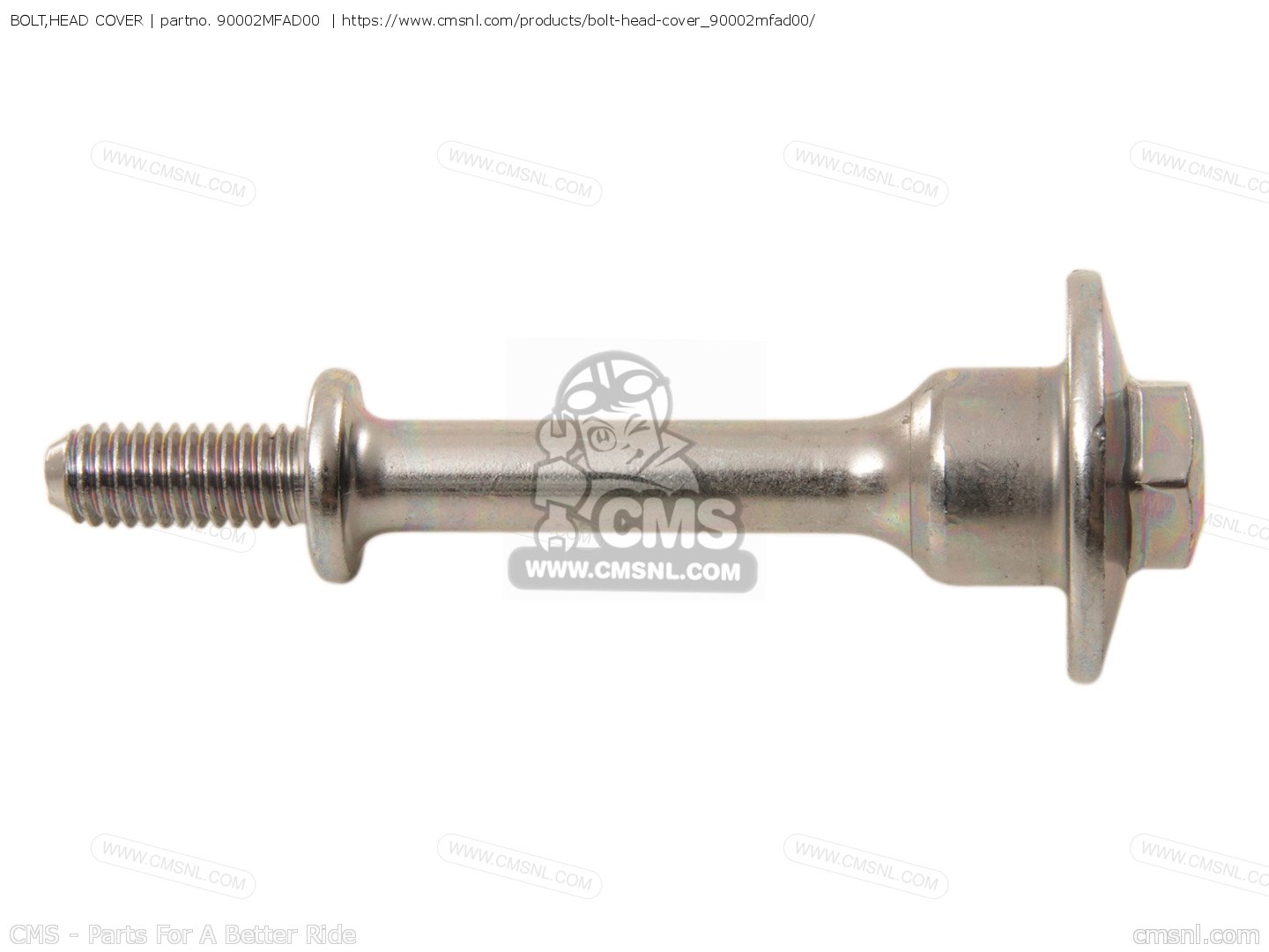 90002MFAD00: BOLT,HEAD COVER Honda - buy the 90002-MFA-D00 at CMSNL