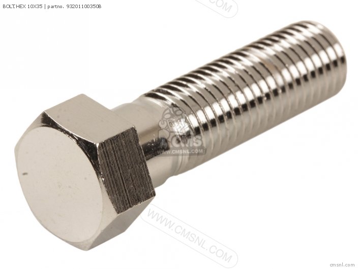 93201100350B: BOLT,HEX 10X35 Honda - buy the 93201-100350B at CMSNL
