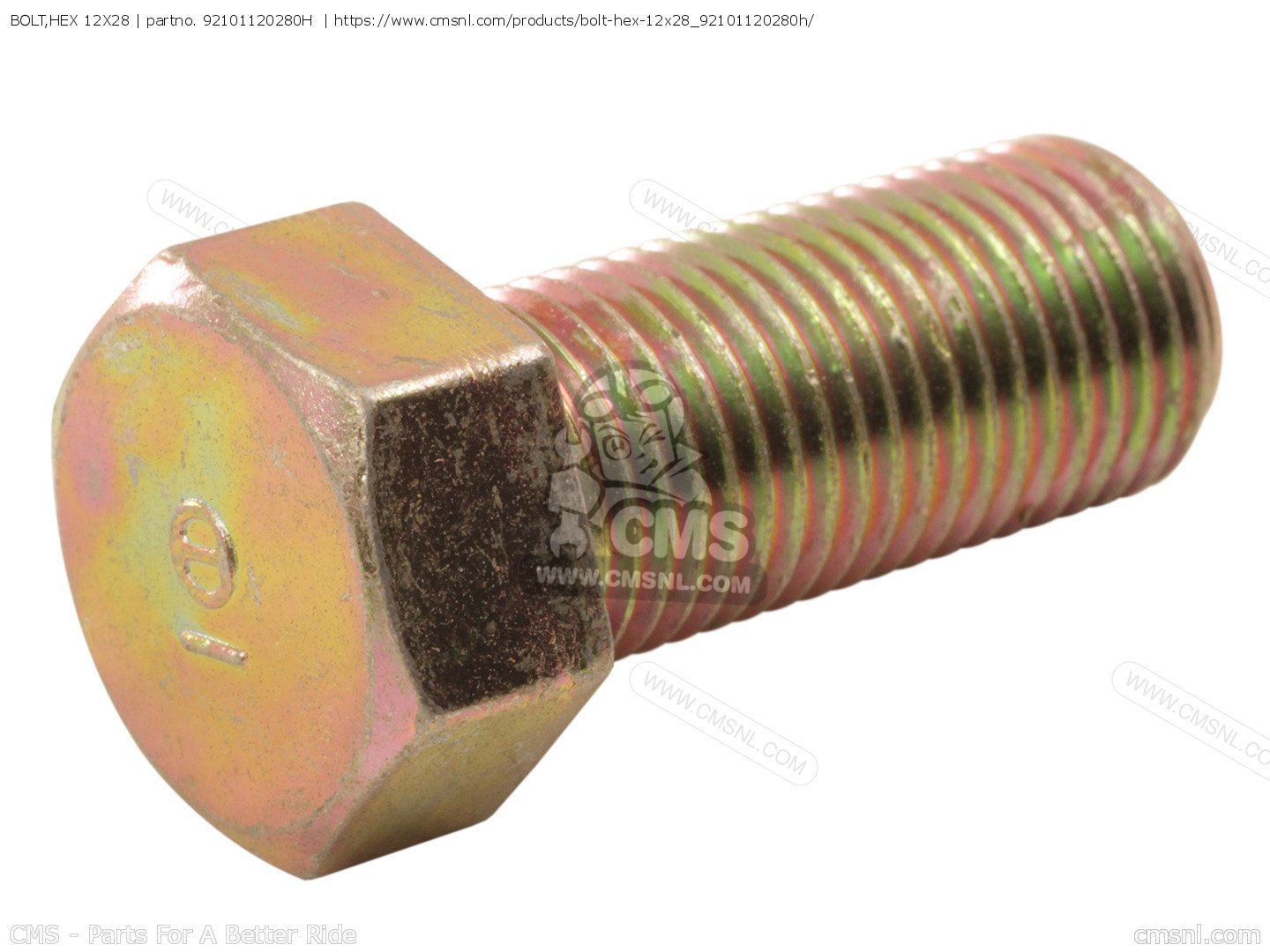 BOLT,HEX 12X28 for Honda - order at CMSNL