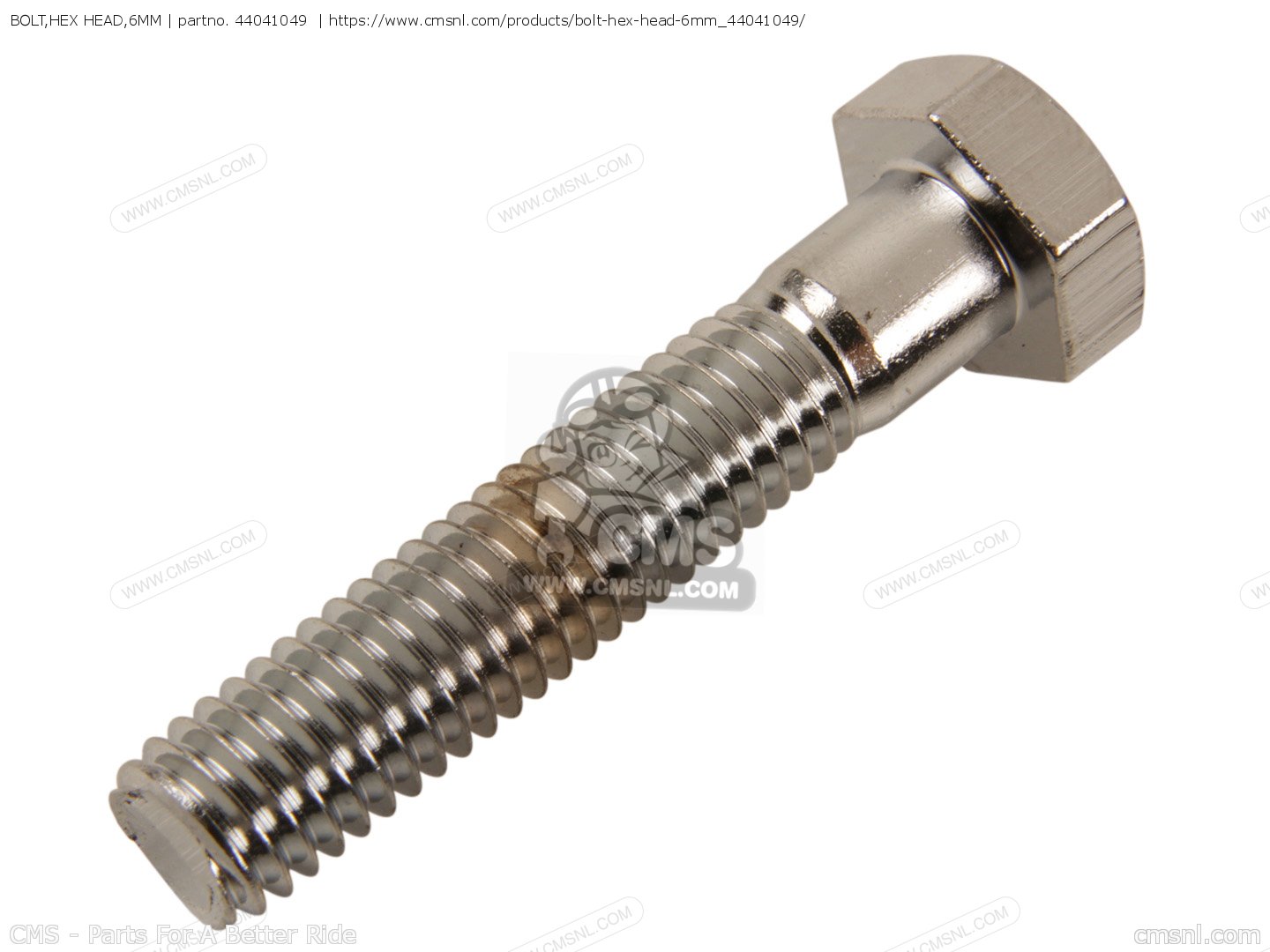 BOLT,HEX HEAD,6MM for H2 MACH IV 1972 CANADA - order at CMSNL