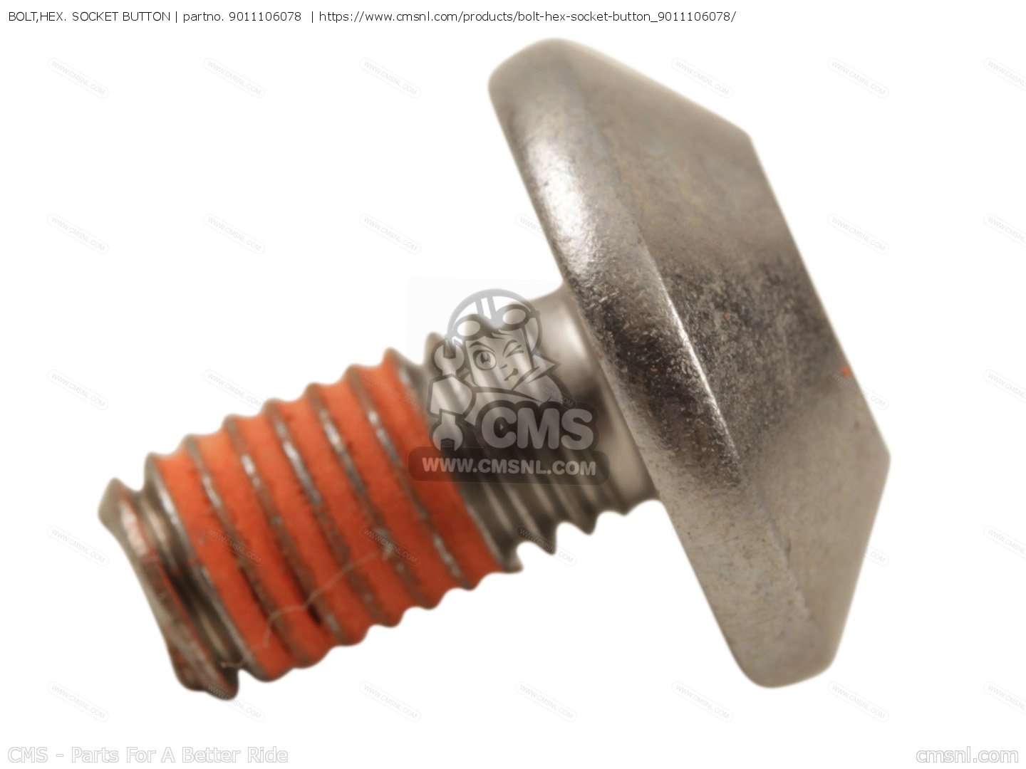 9011106078: BOLT,HEX. SOCKET BUTTON Yamaha - buy the 90111-06078-00 at ...