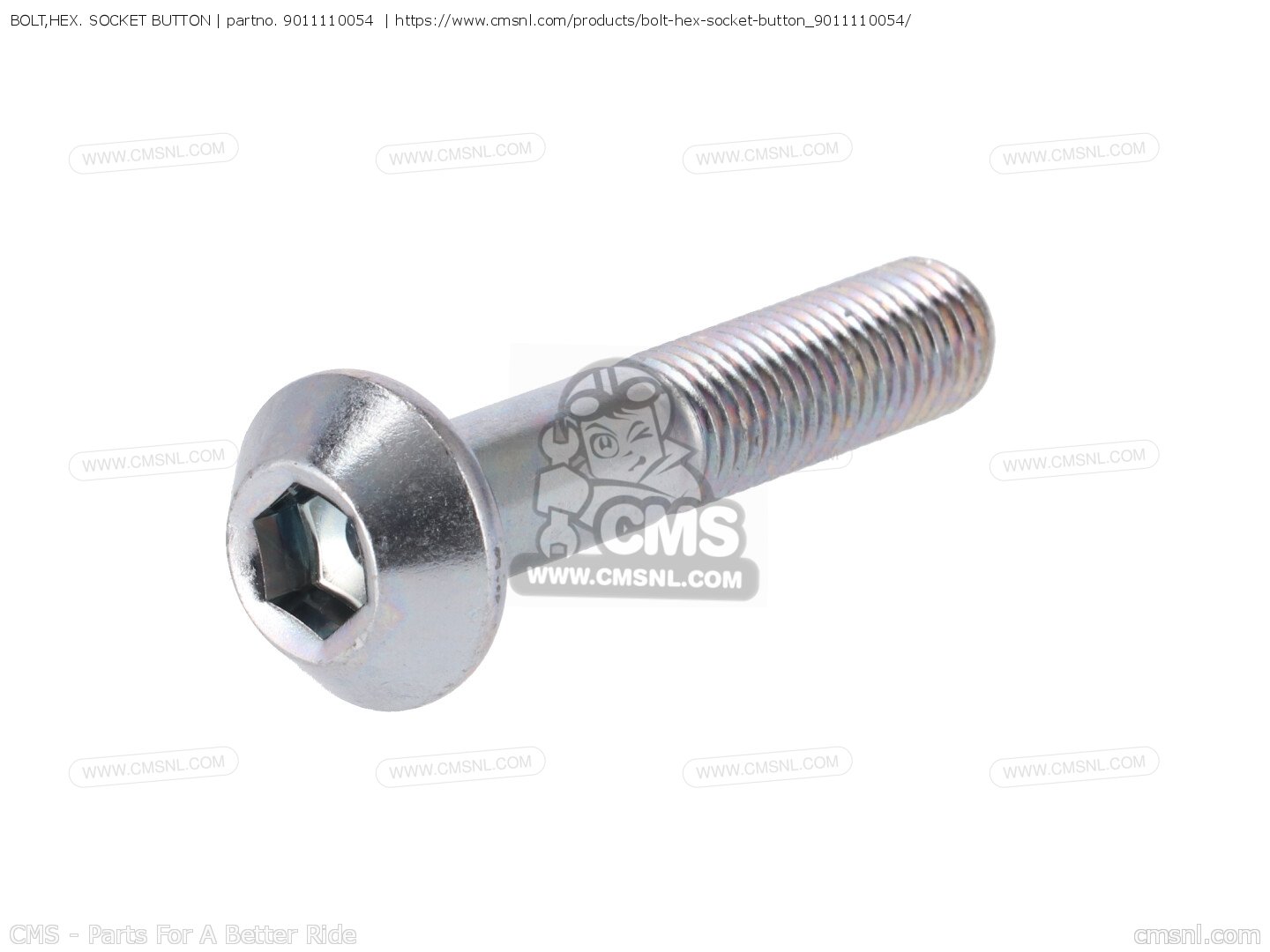 9011110054: BOLT,HEX. SOCKET BUTTON Yamaha - buy the 90111-10054-00 at ...