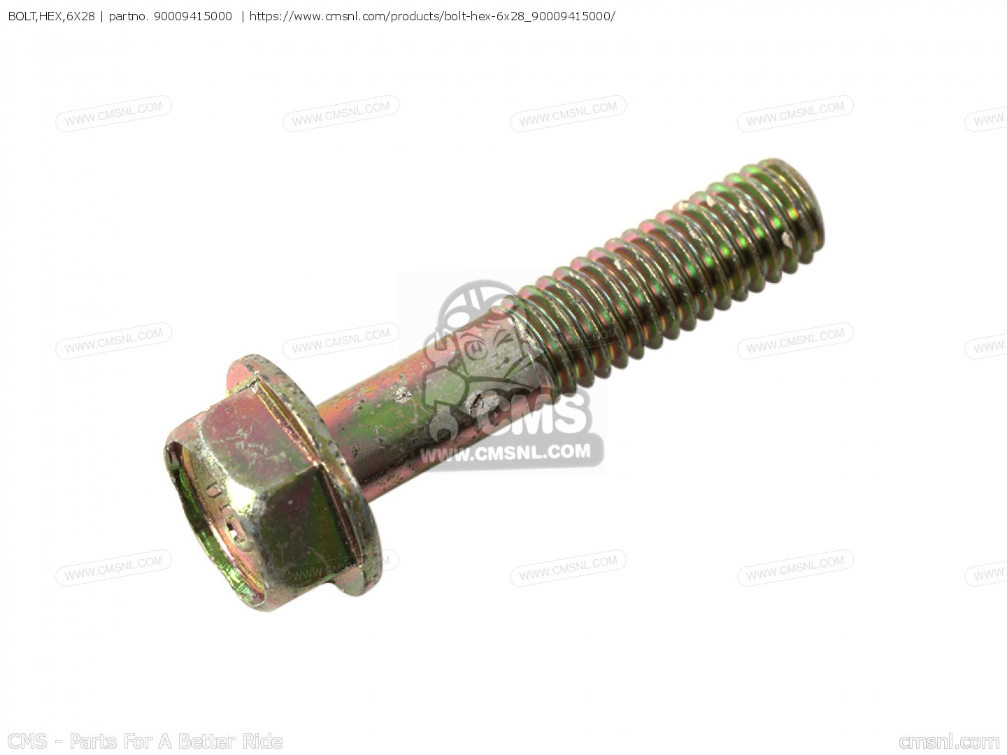 90009415000: Bolt,hex,6x28 Honda - buy the 90009-415-000 at CMSNL