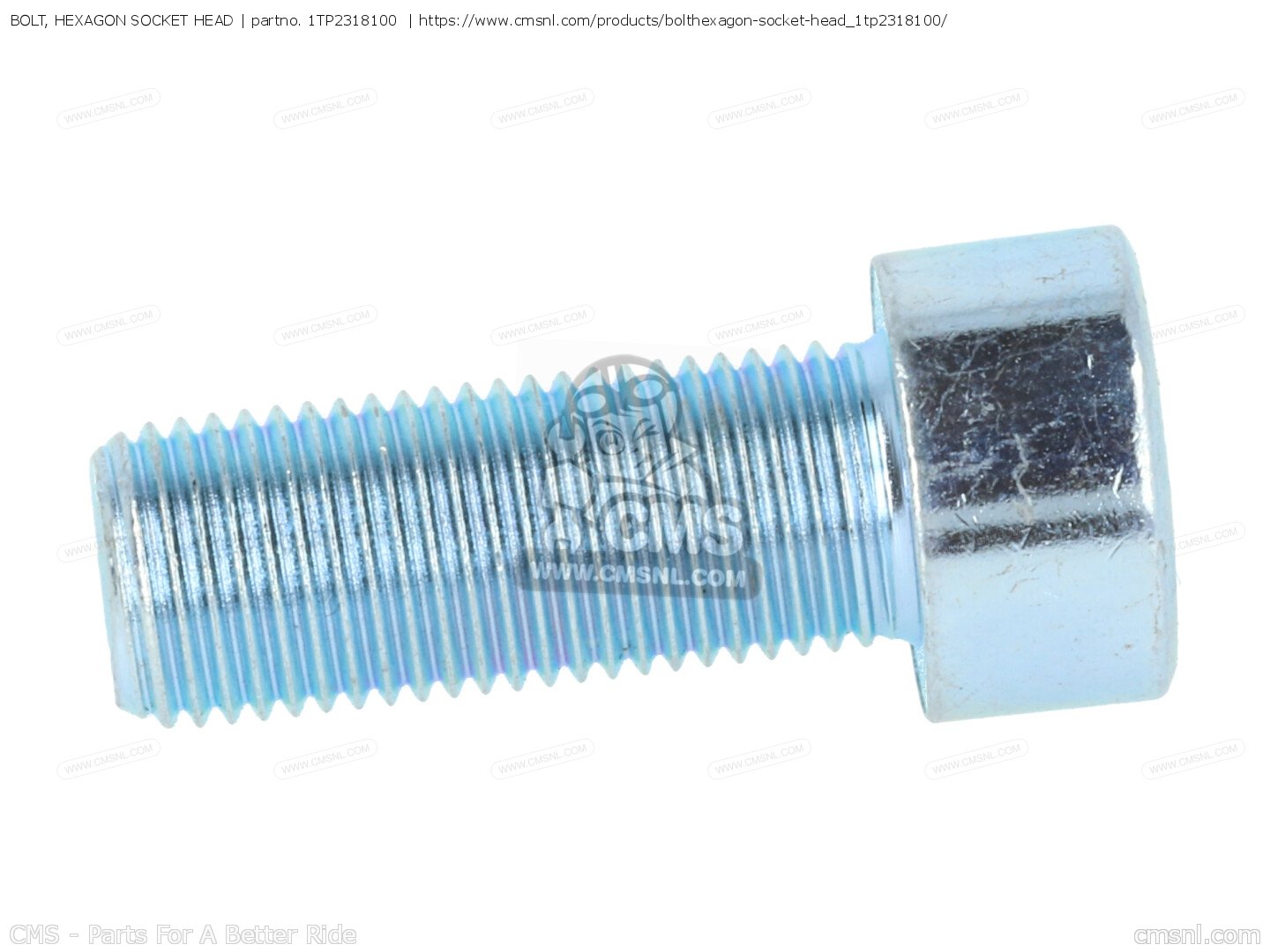 1TP2318100: Bolt, Hexagon Socket Head Yamaha - buy the 1TP-23181-00 at ...