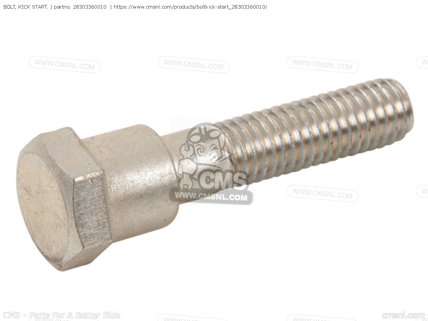 28303-360-010 Bolt, Kick Start., 28303360010 Honda - MT125, CR125M2, CR125M