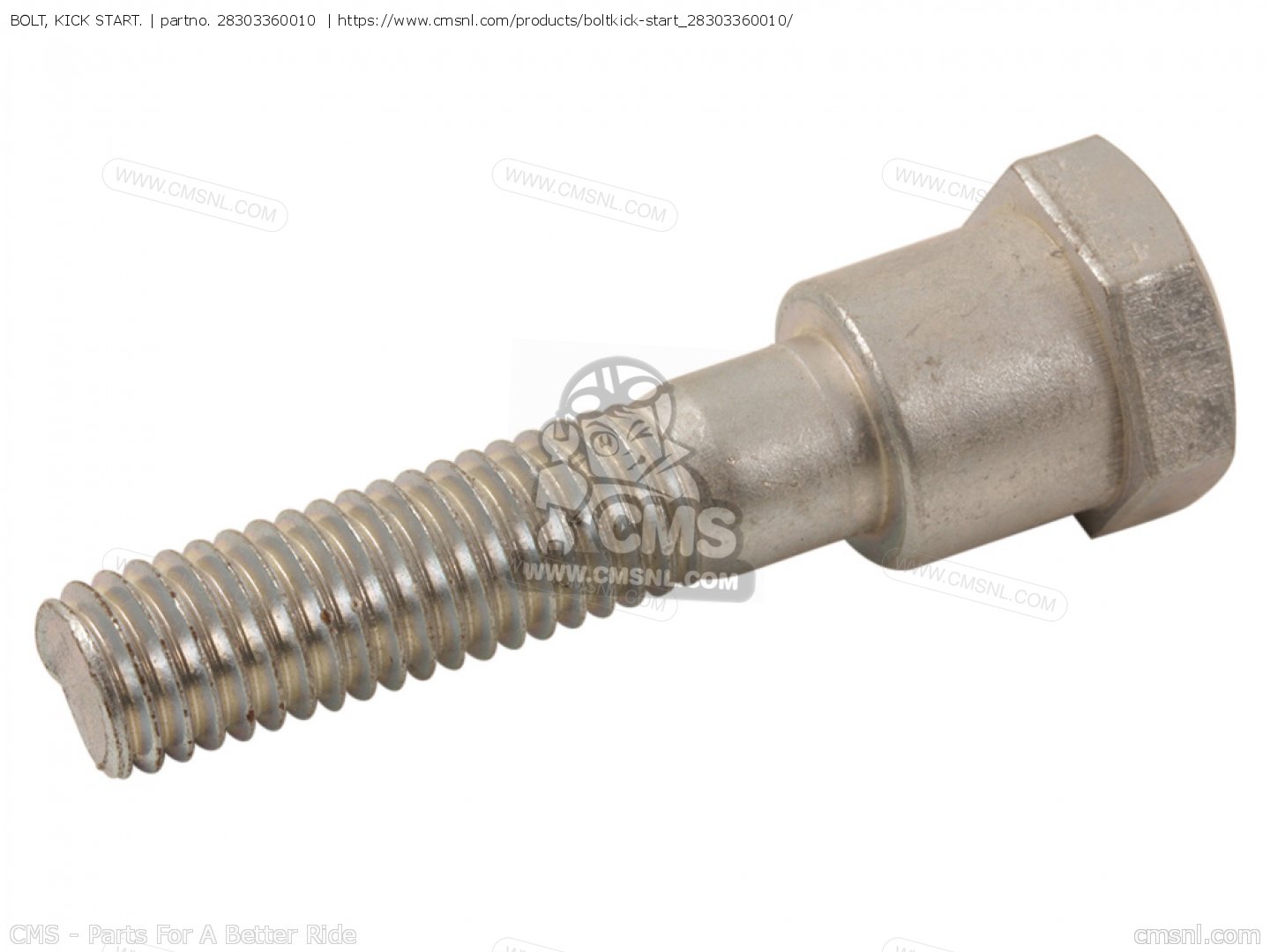 BOLT, KICK START. for CR125M ELSINORE 1974 K0 USA - order at CMSNL