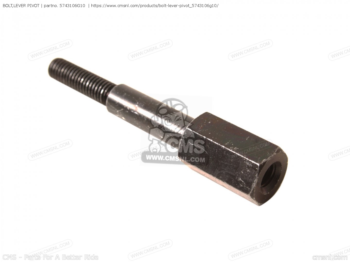 5743106G10: BOLT,LEVER PIVOT Suzuki - buy the 57431-06G10 at CMSNL