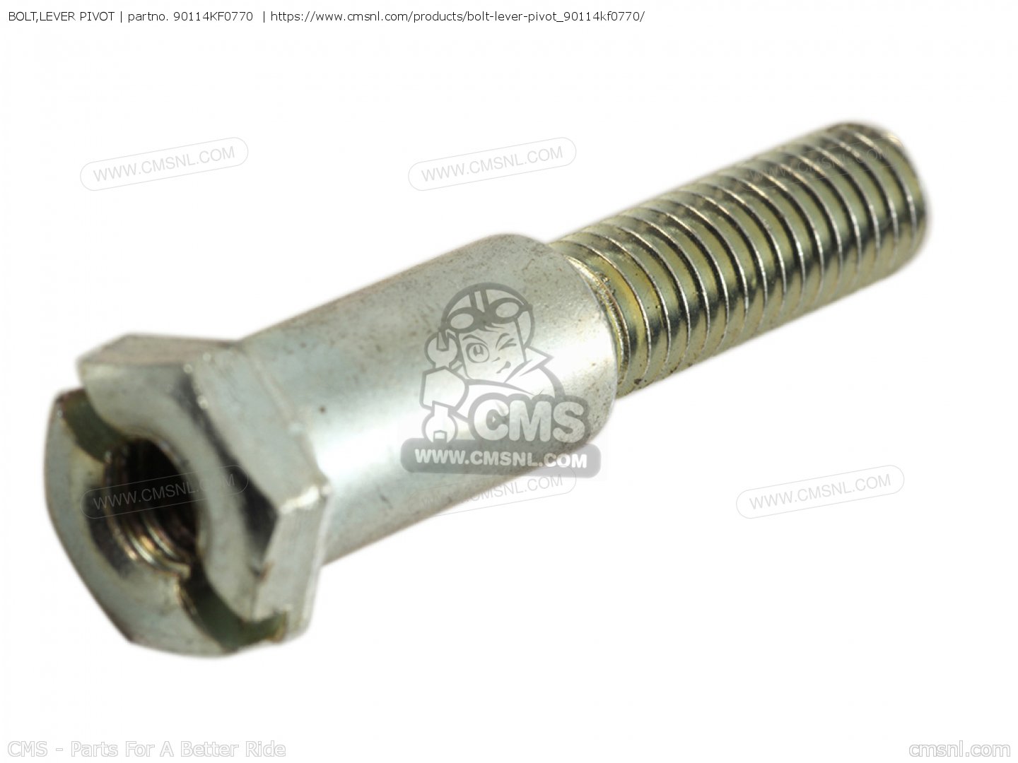 90114KF0770: BOLT,LEVER PIVOT Honda - buy the 90114-KF0-770 at CMSNL