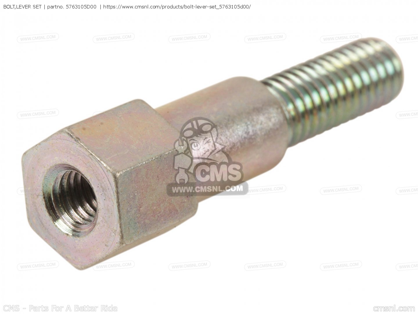 5763105D00: BOLT,LEVER SET Suzuki - buy the 57631-05D00 at CMSNL