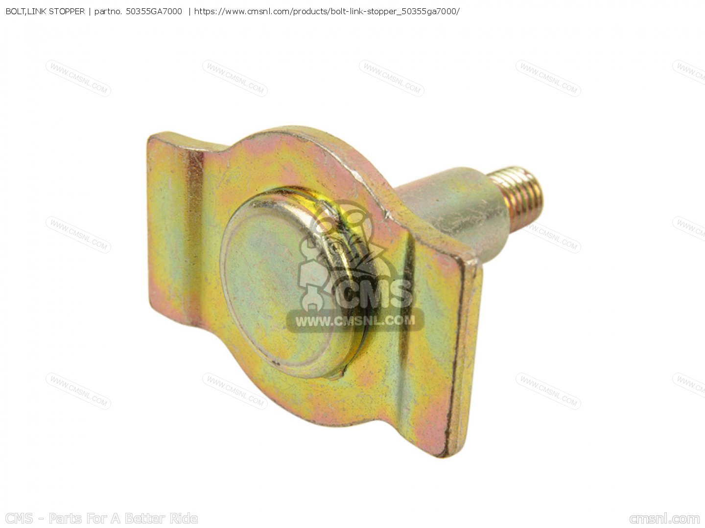50355GA7000: Bolt,link Stopper Honda - buy the 50355-GA7-000 at CMSNL