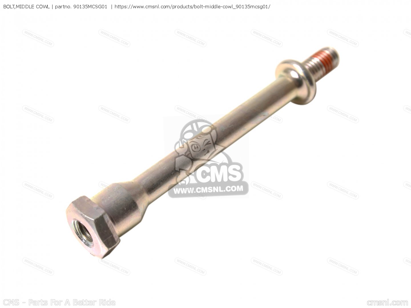 90135MCSG01: BOLT,MIDDLE COWL Honda - buy the 90135-MCS-G01 at CMSNL