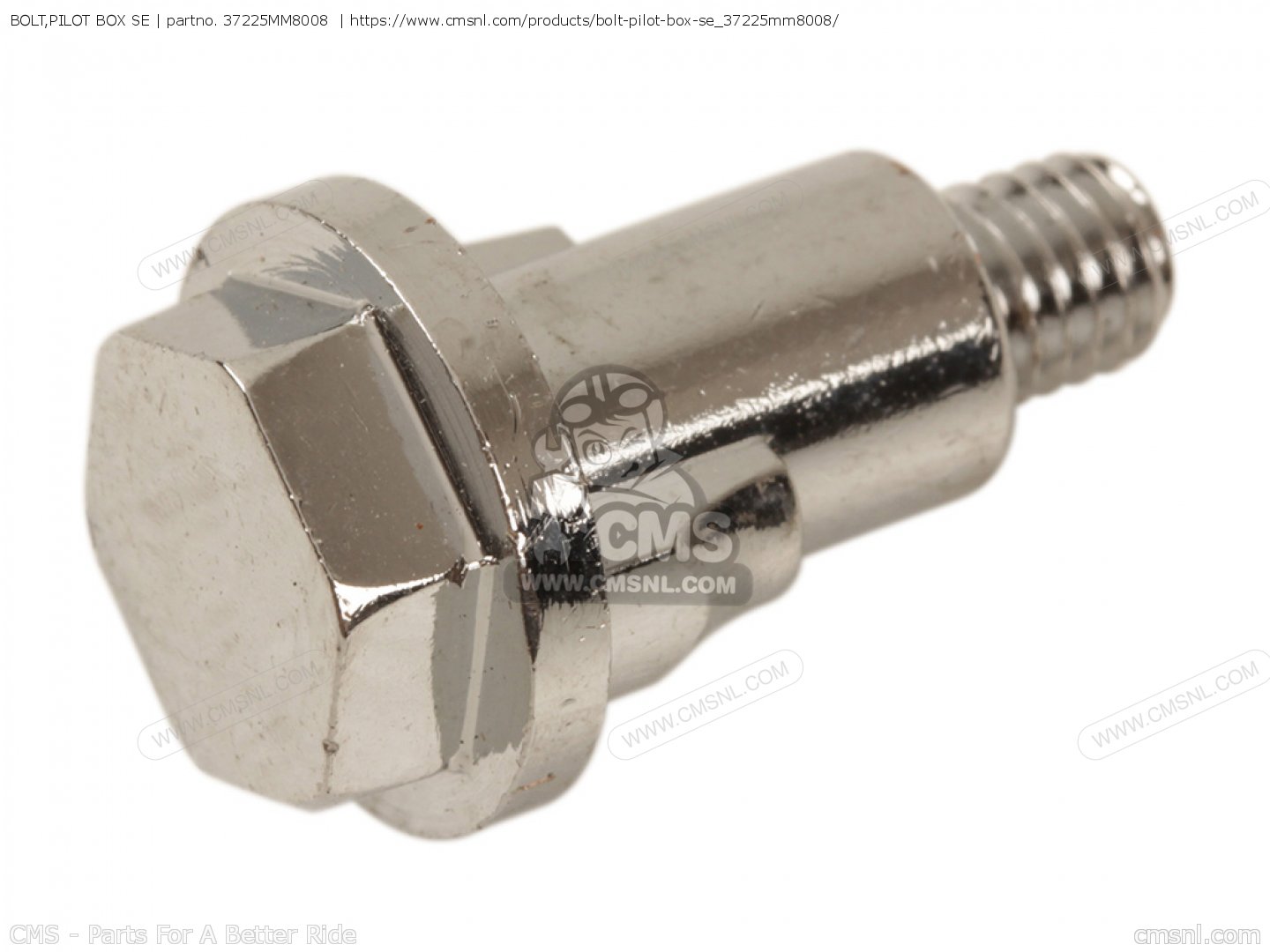 37225MM8008: BOLT,PILOT BOX SE Honda - buy the 37225-MM8-008 at CMSNL