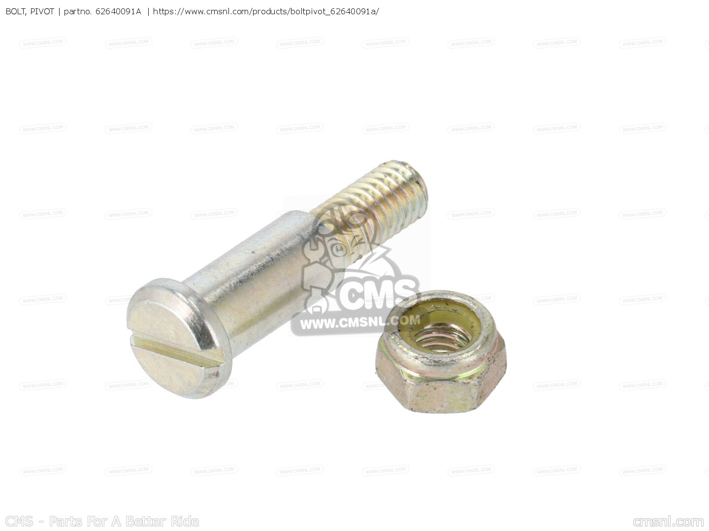 62640091A: Bolt, Pivot Ducati - buy the 62640091A at CMSNL