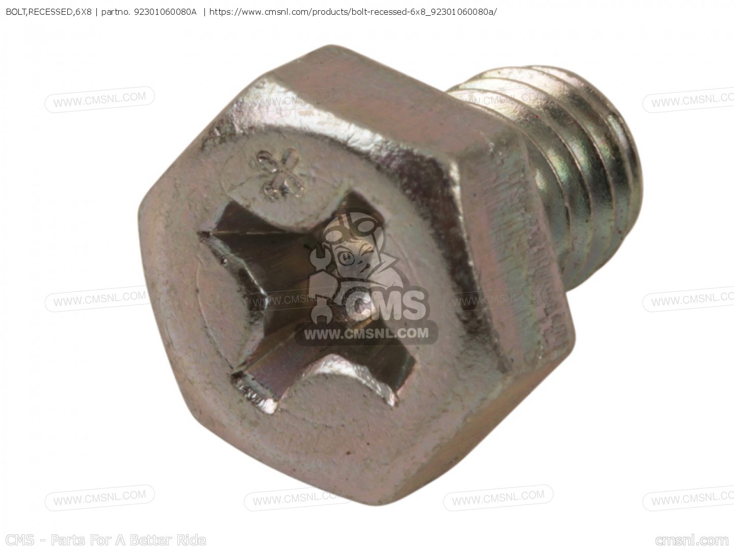 BOLT,RECESSED,6X8 for GL1800 GOLDWING.US 2004 (4) JAPAN SC47-120 ...