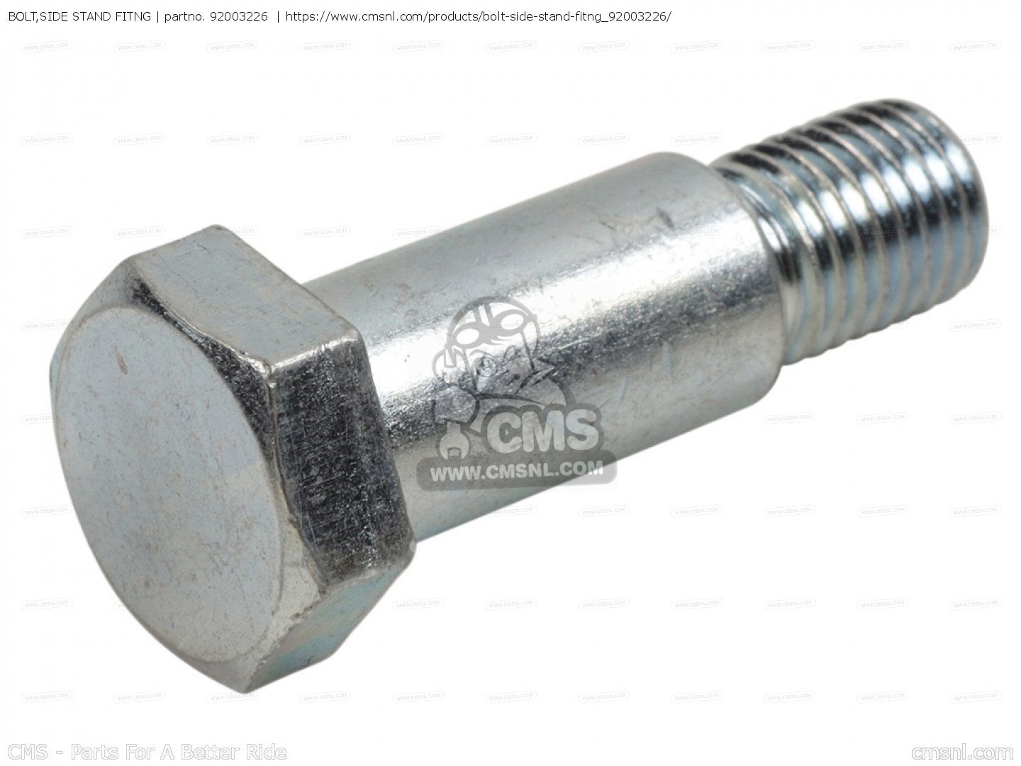 92003226: BOLT,SIDE STAND FITNG Kawasaki - buy the 92003-226 at CMSNL