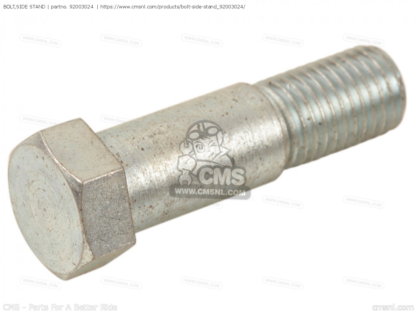 92003024: BOLT,SIDE STAND Kawasaki - buy the 92003-024 at CMSNL