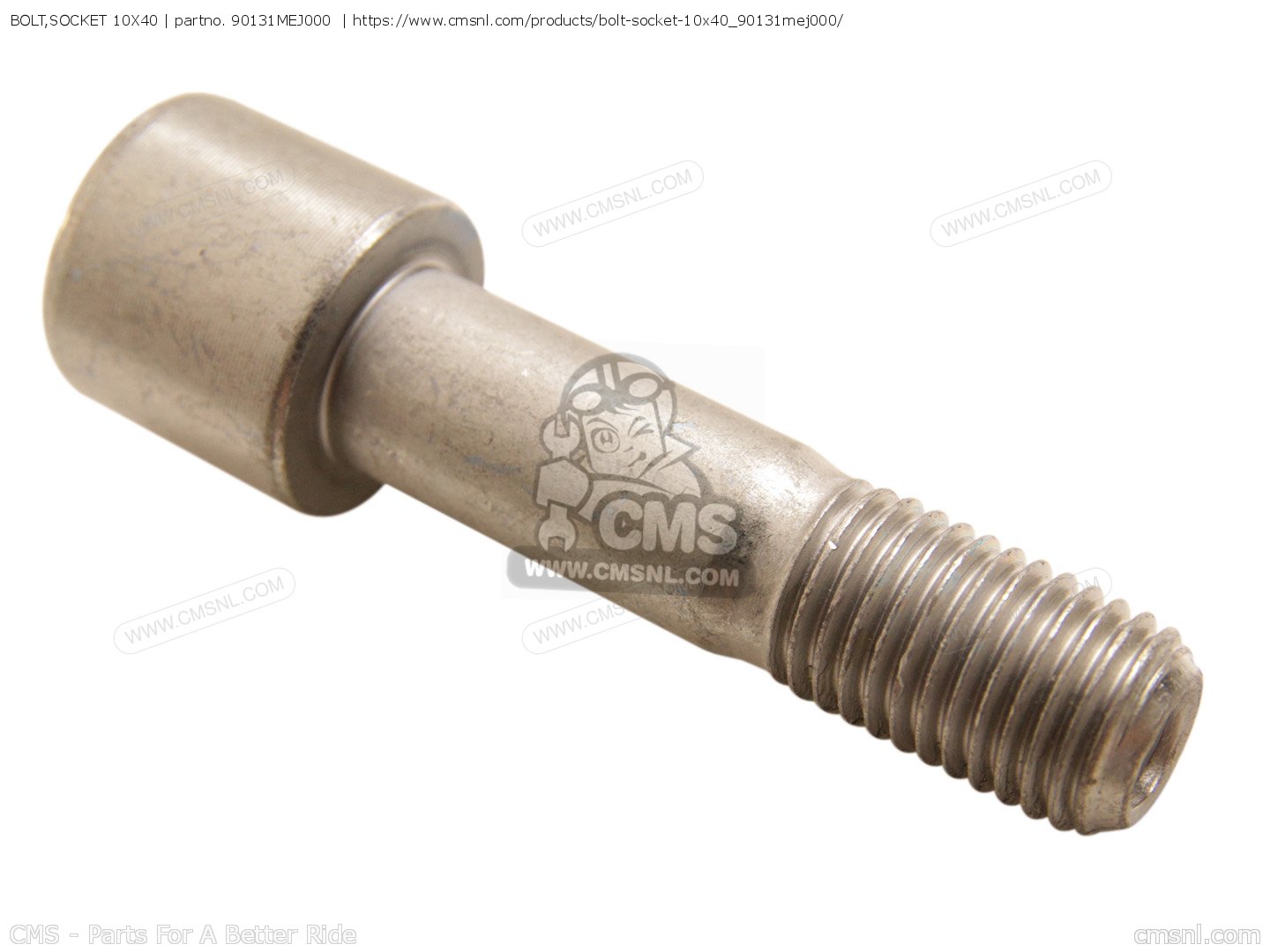90131MEJ000: BOLT,SOCKET 10X40 Honda - buy the 90131-MEJ-000 at CMSNL